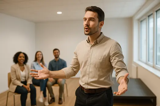 Kurs Santander | Wystąpienia publiczne z technikami teatralnymi ...